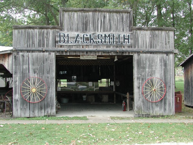 Colonial Blacksmith Shop Layout